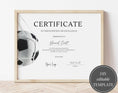 Football Award Certificate Template – Digital Doc Inc