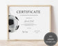 Football Award Certificate Template – Digital Doc Inc